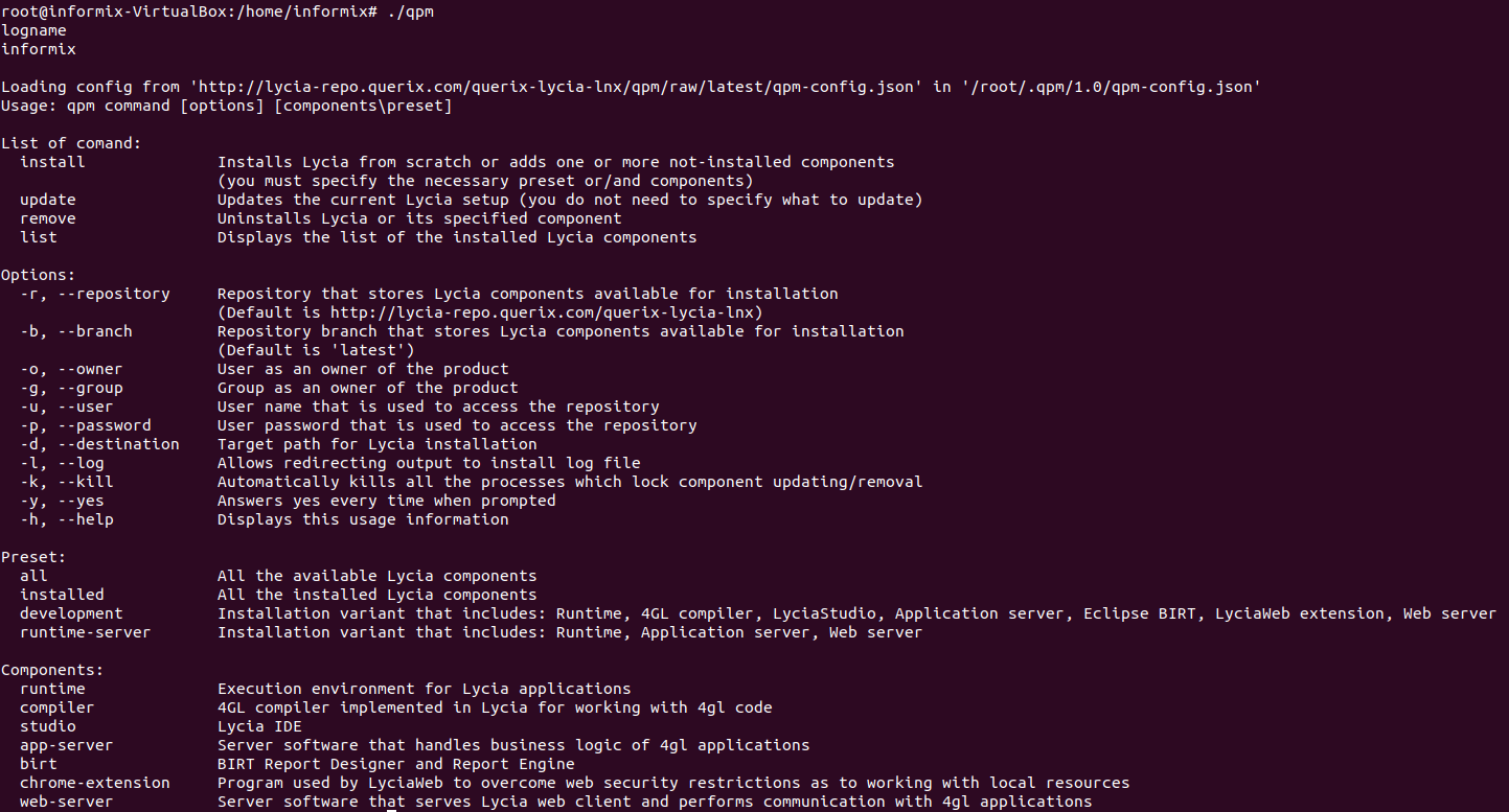 Querix Package Manager