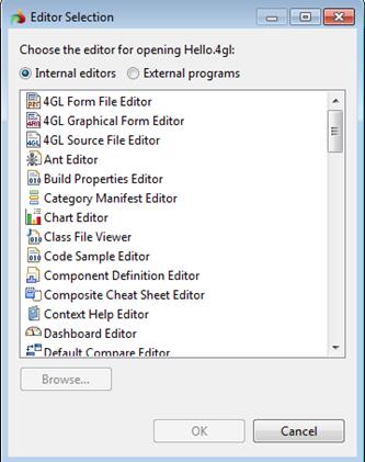 4gl Code Editor