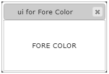 Fore Color