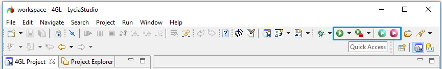 Running application via LyciaDesktop