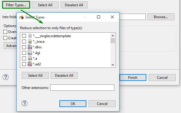 Import files from the file system