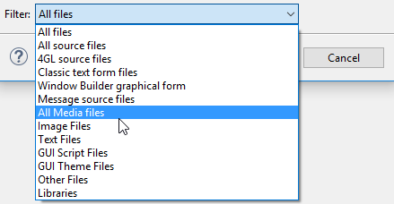 Import files from the file system