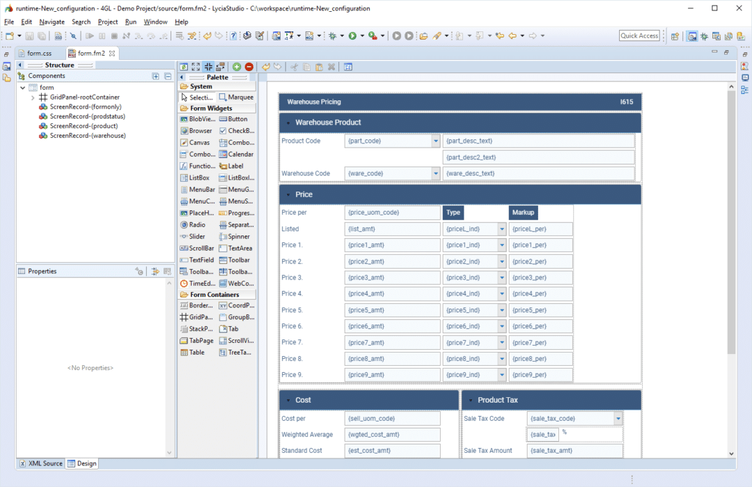 Lycia - Full stack for the I4GL application development